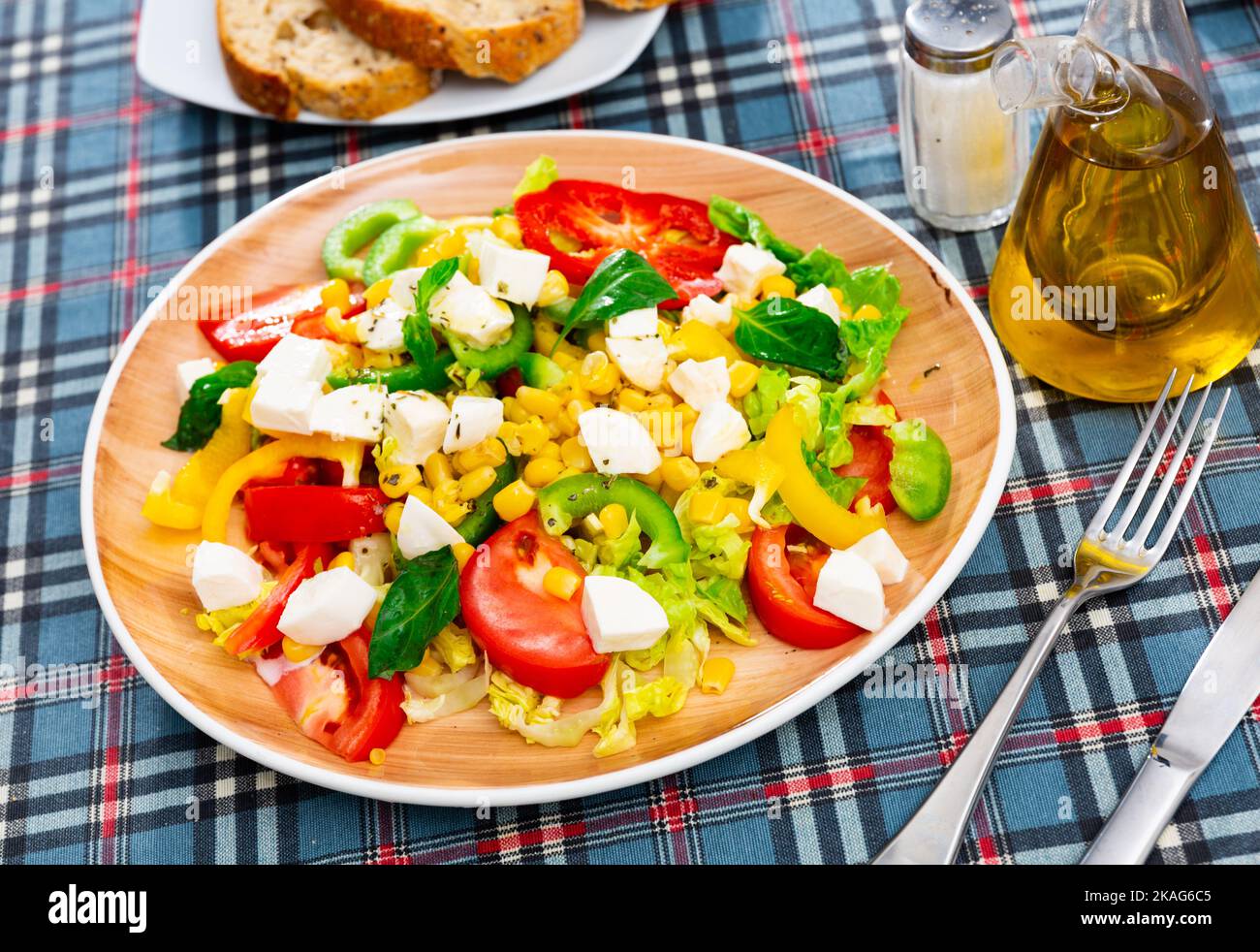 Delicious vegetable salad Stock Photo - Alamy