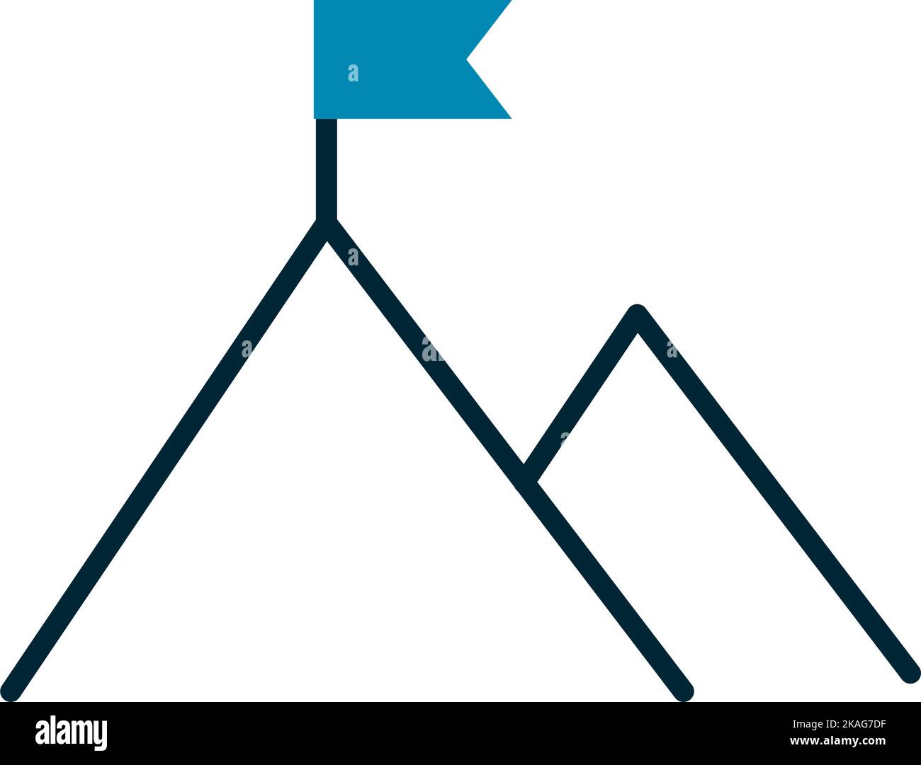 mountain top design Stock Vector Image & Art - Alamy