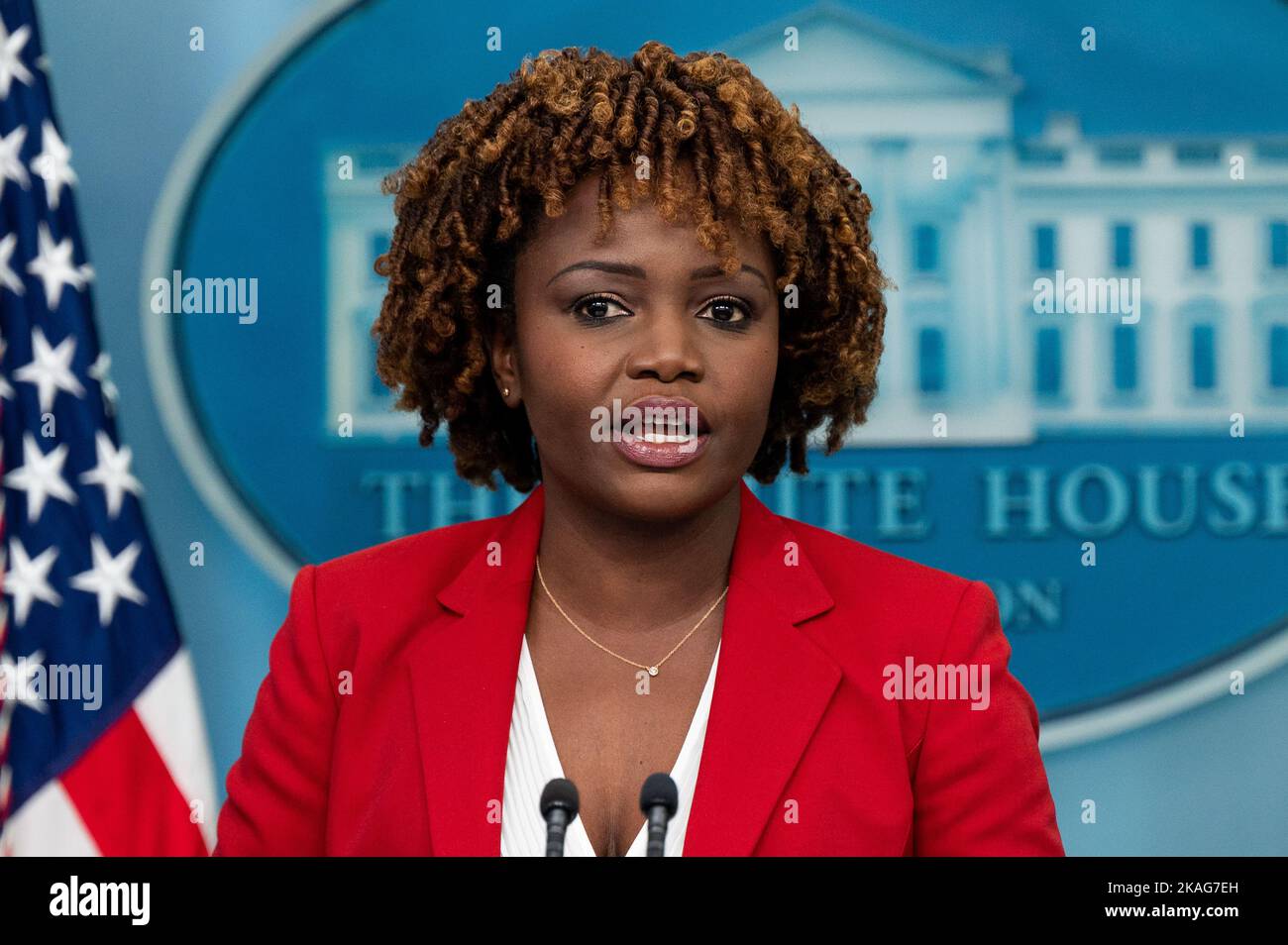 Washington, United States. 02nd Nov, 2022. White House Press Secretary ...