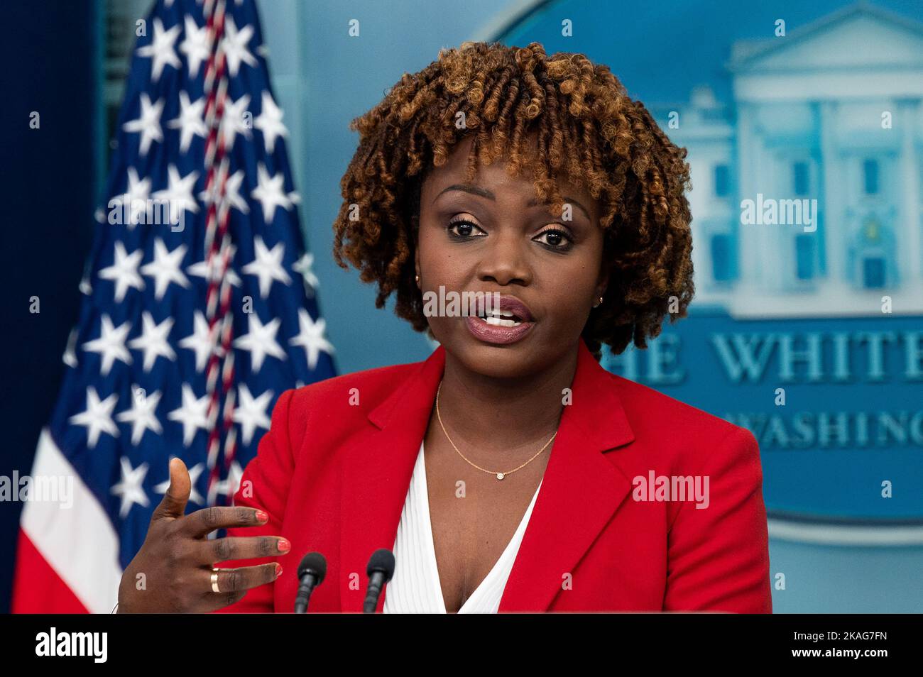 Washington, United States. 02nd Nov, 2022. White House Press Secretary ...