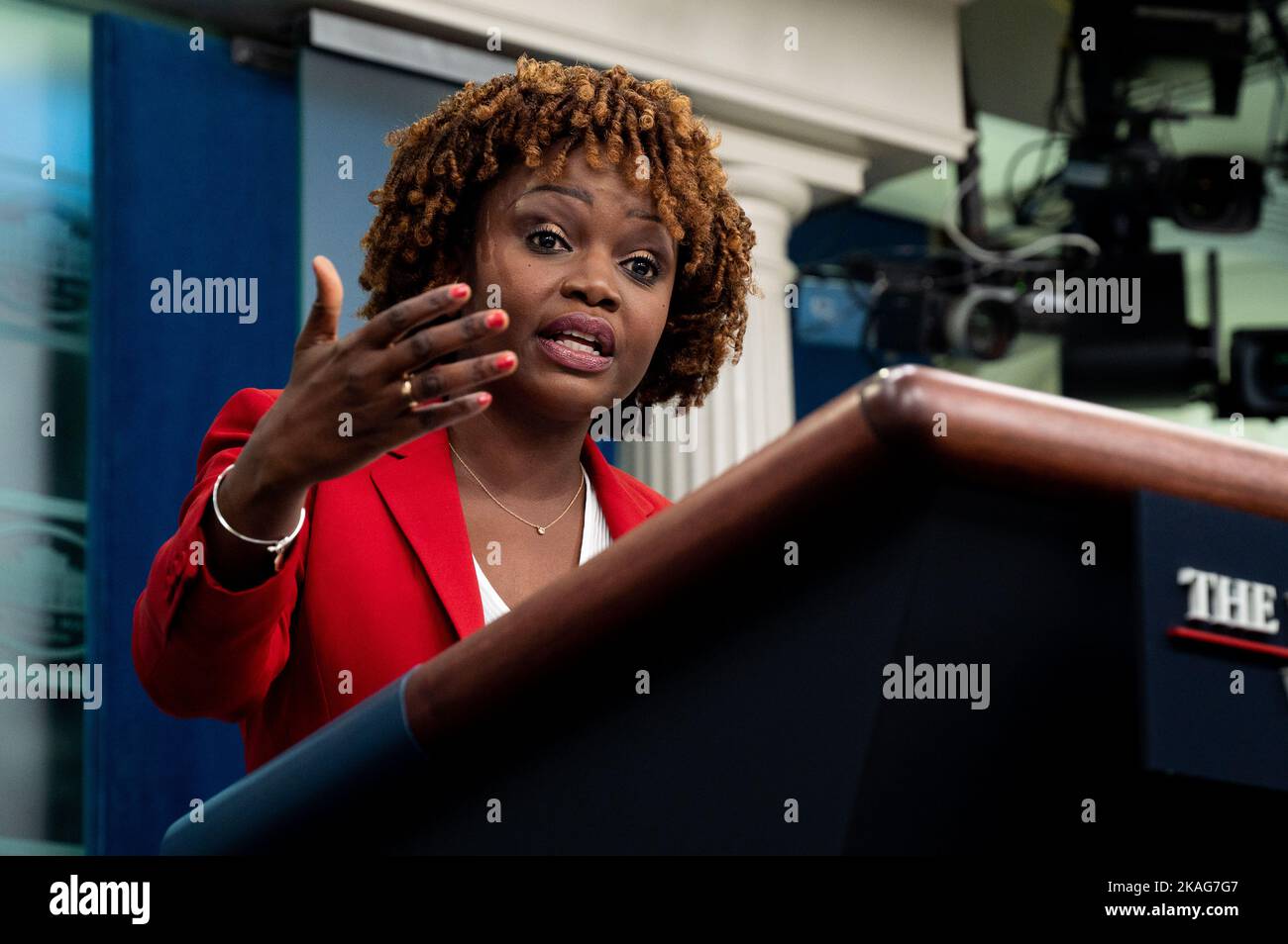 Washington, United States. 02nd Nov, 2022. White House Press Secretary ...