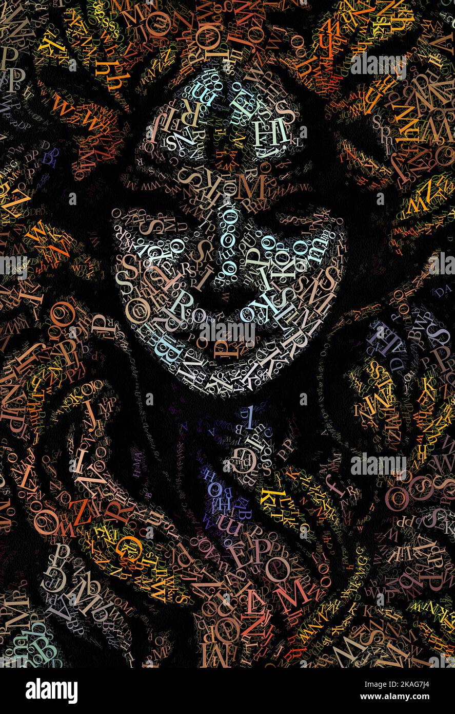 women abstract character illustration Stock Photo - Alamy