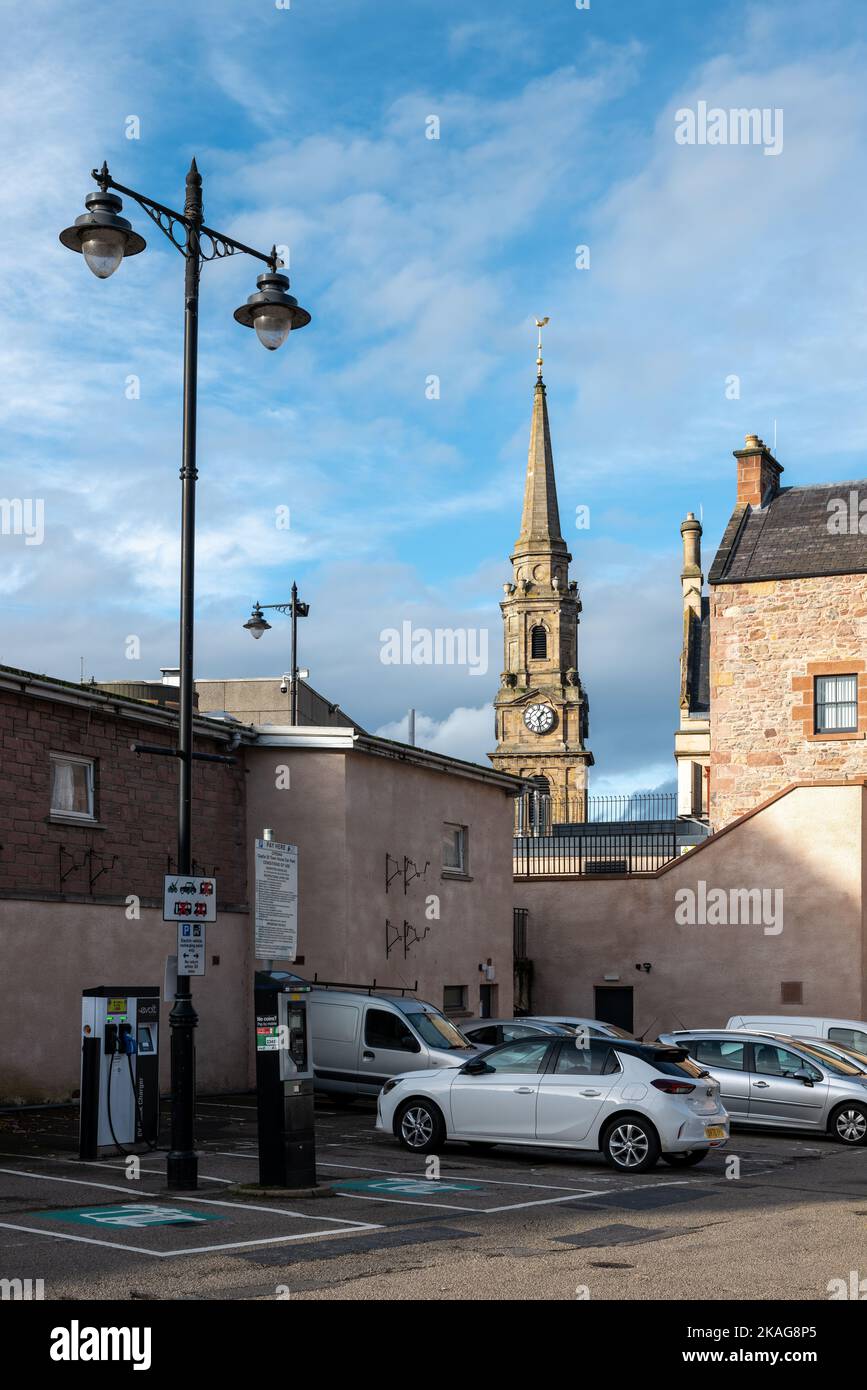 1 November 2022. Inverness, Highlands, Scotland. This is the Steeple ...