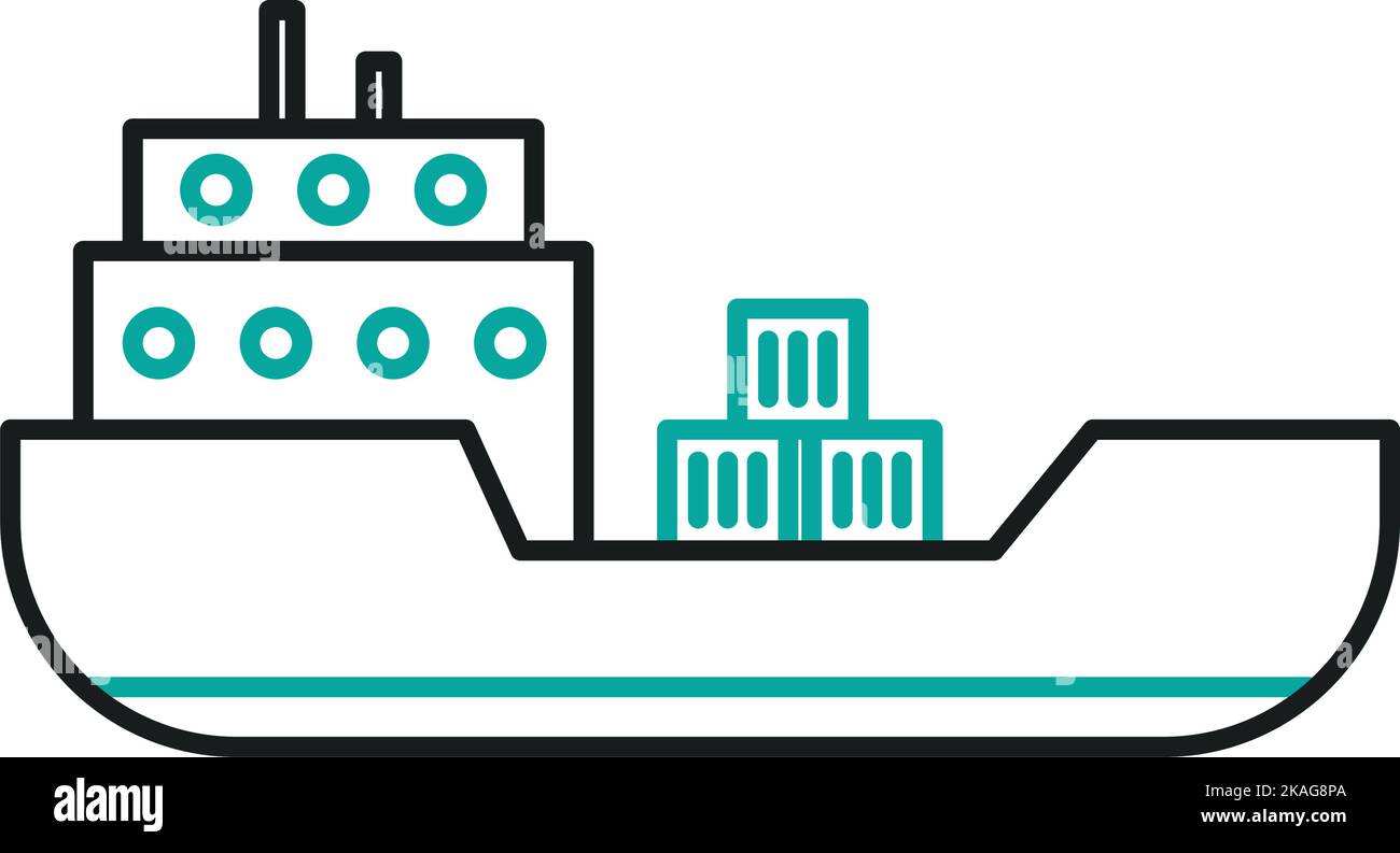 cargo ship design Stock Vector Image & Art - Alamy