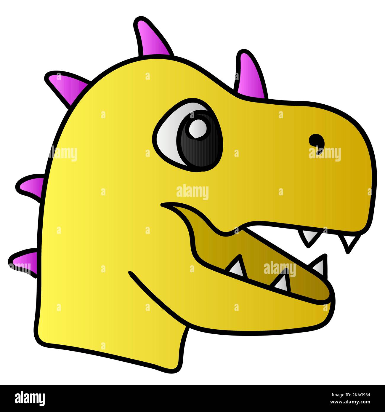 Mouth open dinosaur Stock Vector Images - Alamy