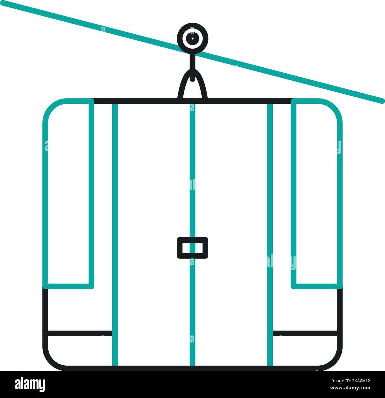 cableway icon image Stock Vector Image & Art - Alamy