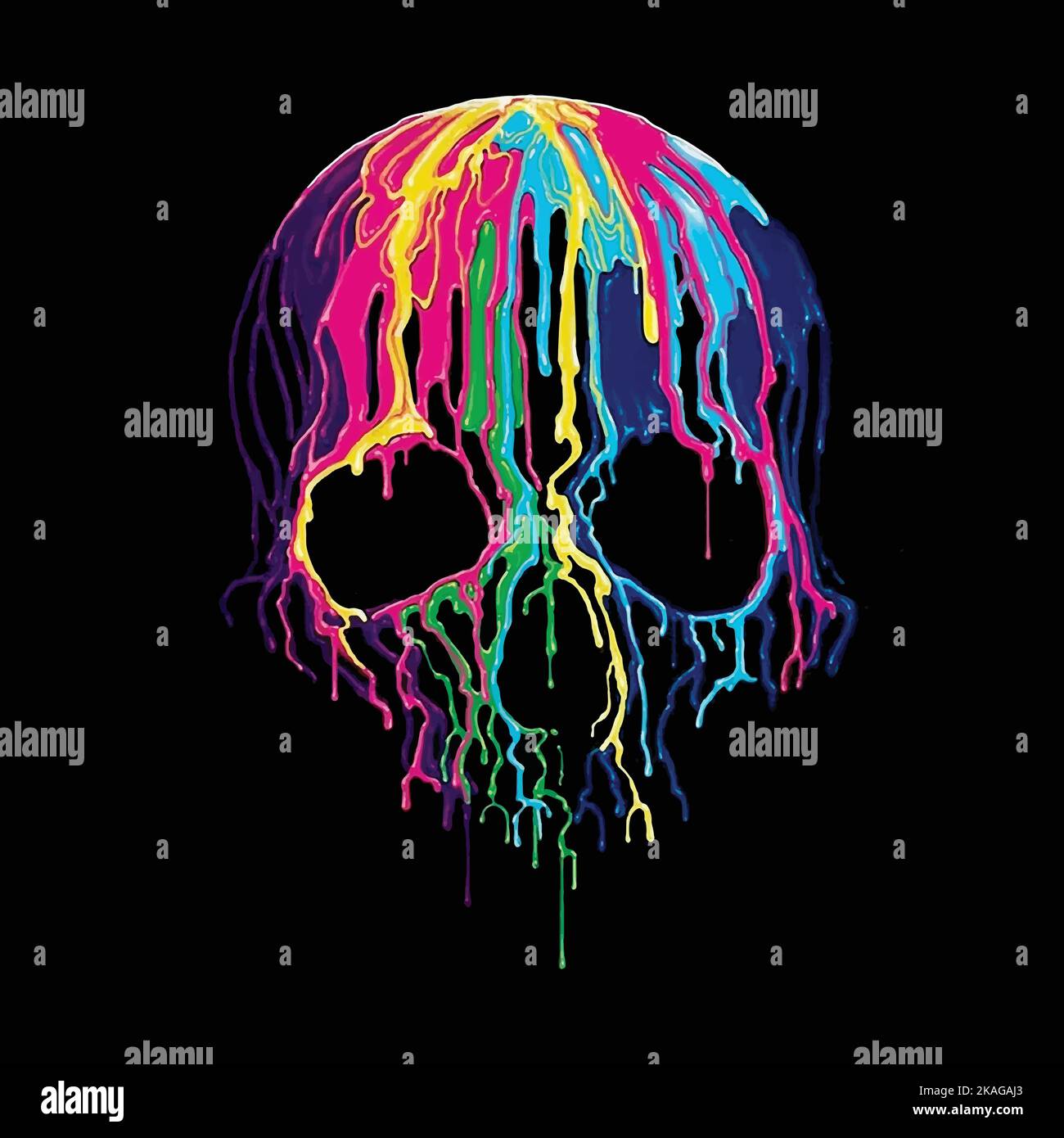 Skull graphics vector file Stock Vector Images - Alamy