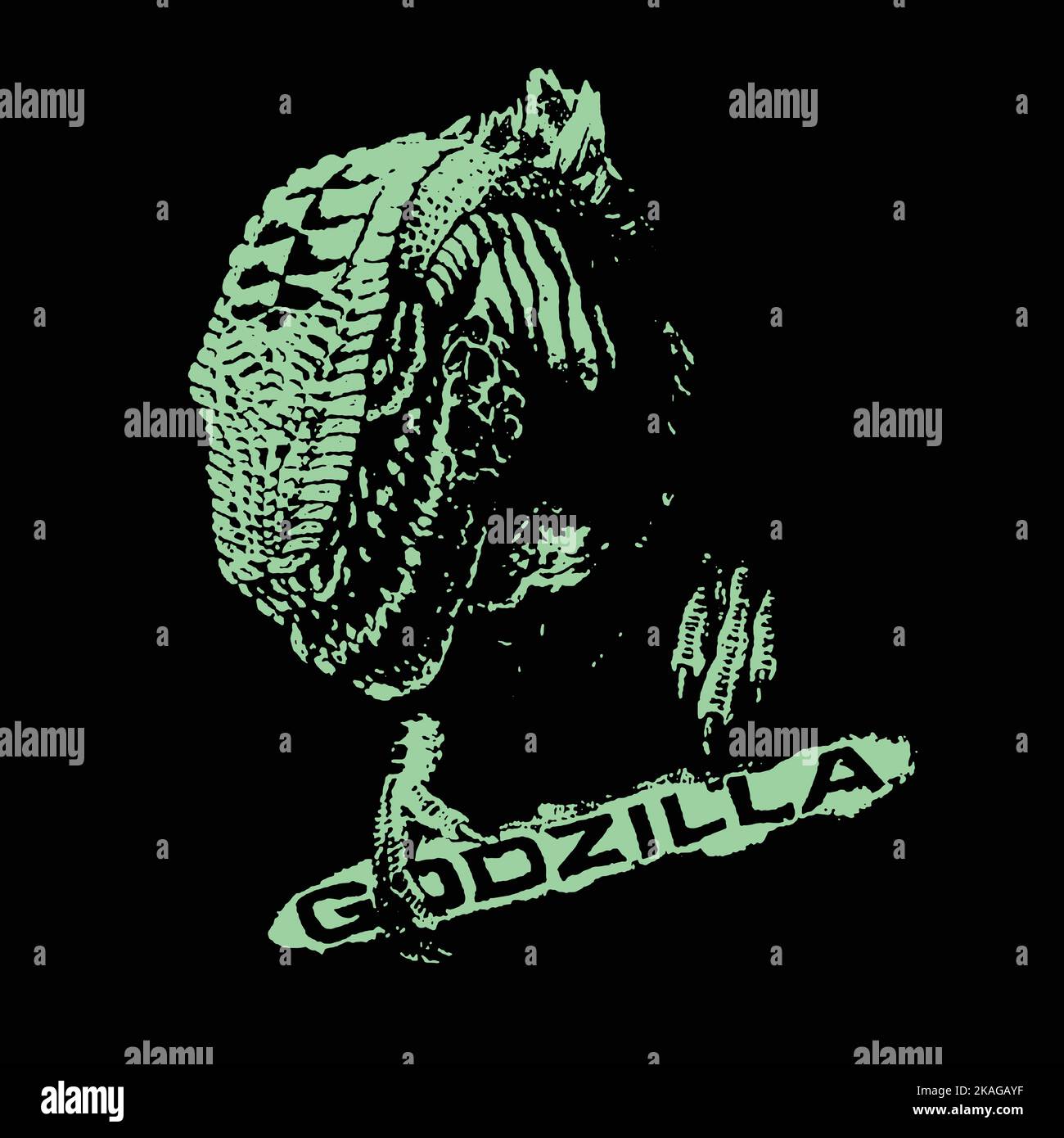 Godzilla design Stock Vector Images - Alamy