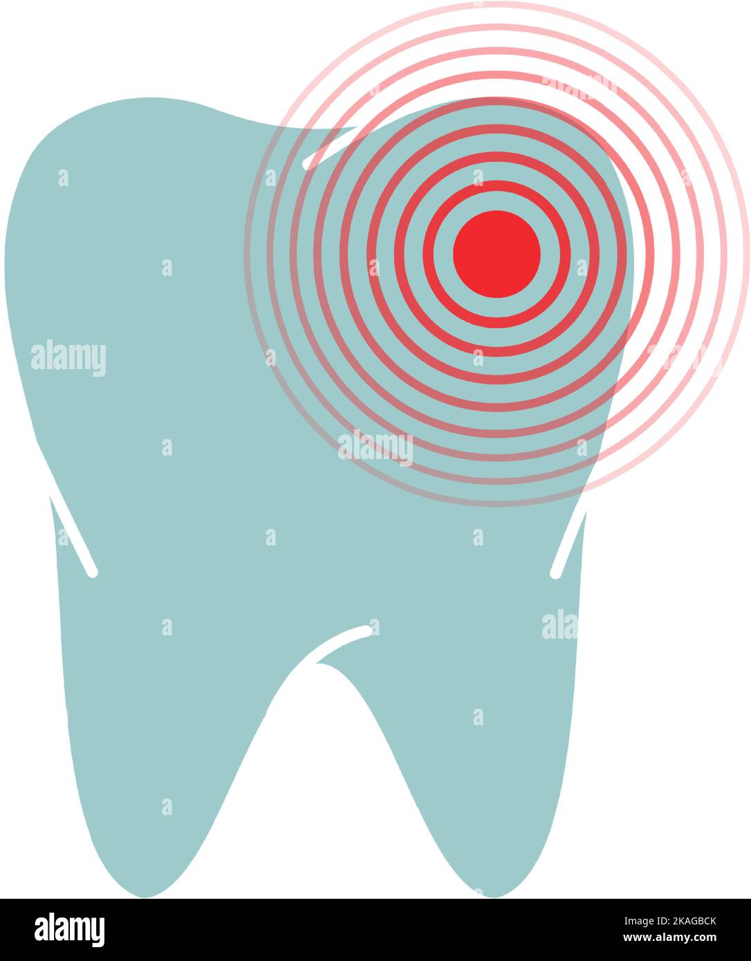 Human tooth pain symbol. Tooth ache icon. Vector illustration. Human ...
