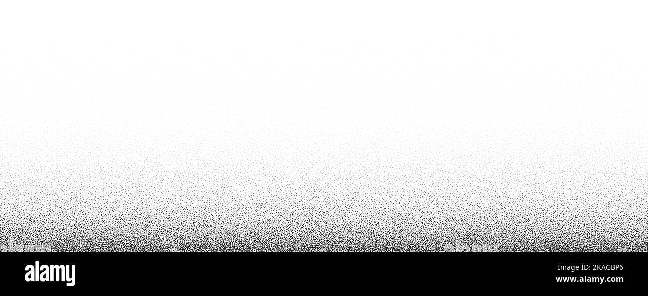 Grain stippled gradient. Faded stochastic dotwork texture. Random ...