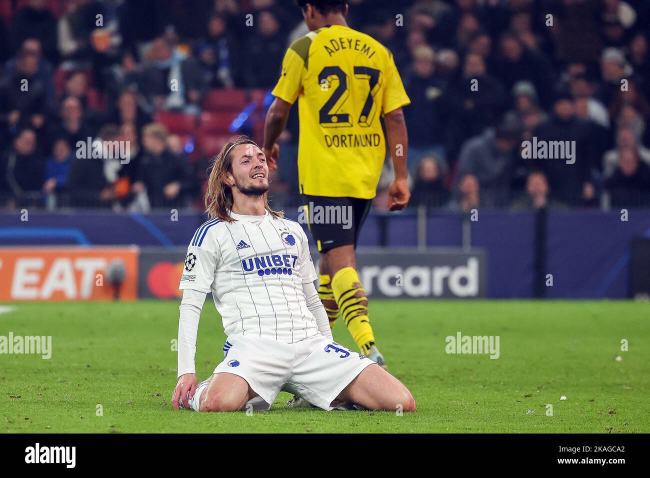 Copenhagen, Denmark. 02nd Nov, 2022. Rasmus Falk (33) of FC Copenhagen ...