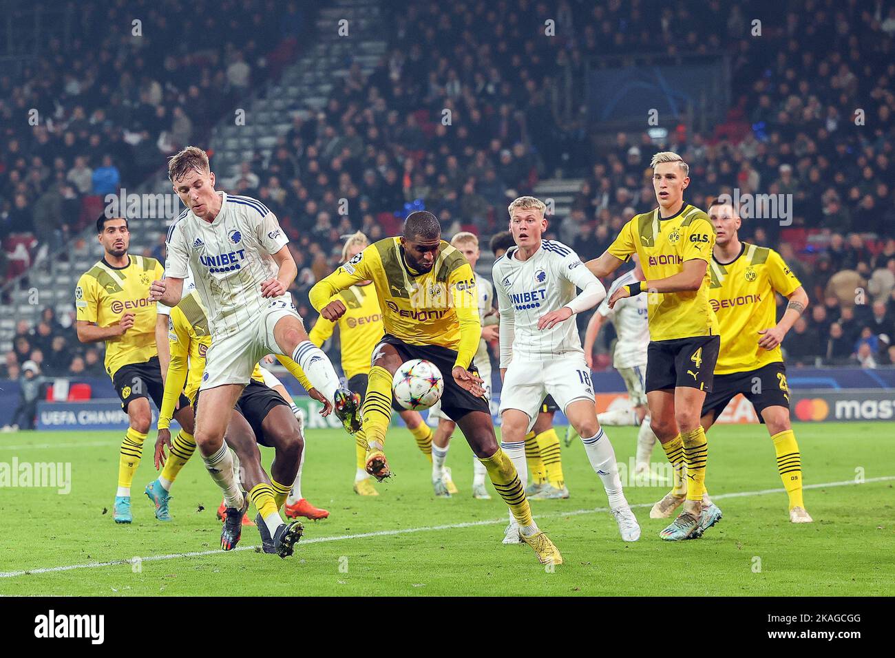 Copenhagen, Denmark. 02nd Nov, 2022. Valdemar Lund (27) of FC ...