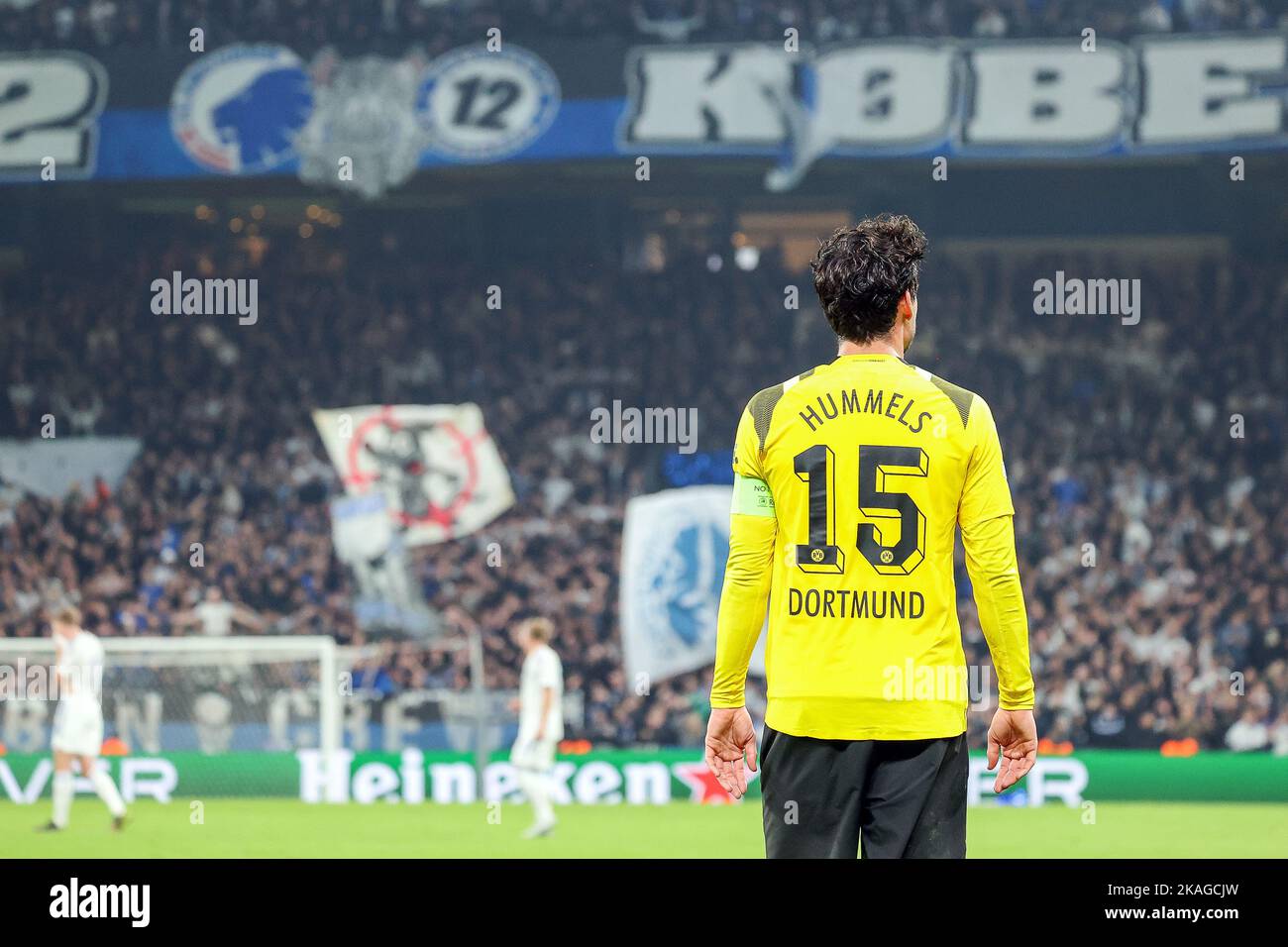 Copenhagen, Denmark. 02nd Nov, 2022. Mats Hummels (15) of Dortmund seen ...