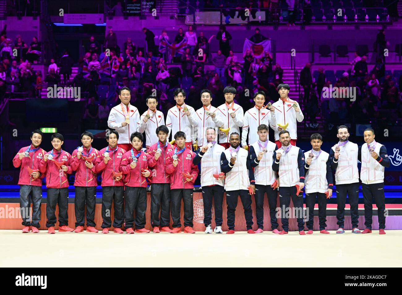 M&S Bank Arena, Liverpool, Italy, November 02, 2022, Medal Ceremony ...