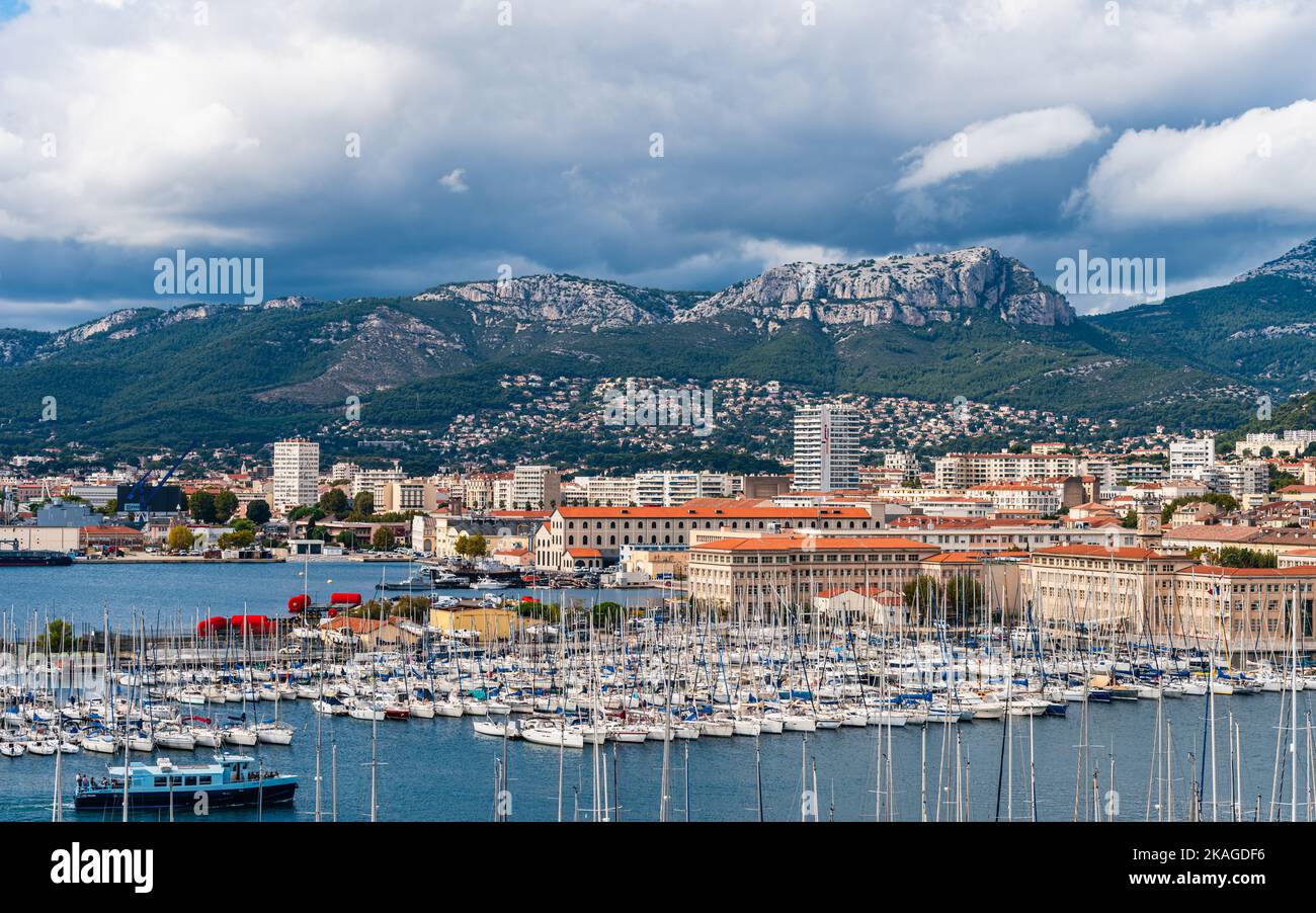 The harbor of toulon hi-res stock photography and images - Alamy