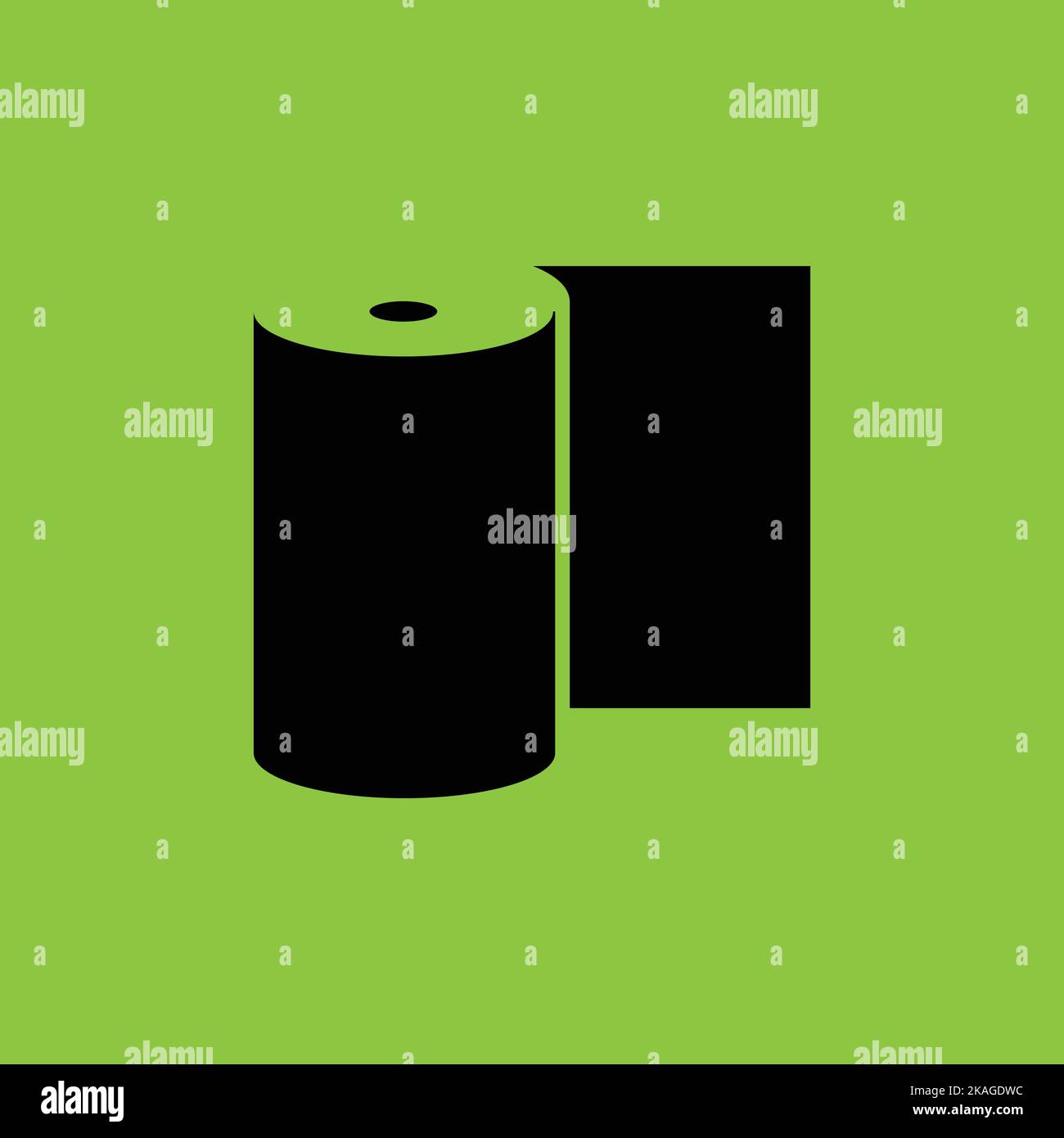 Bandage Icon Isolated on Green Background Stock Vector Image & Art - Alamy