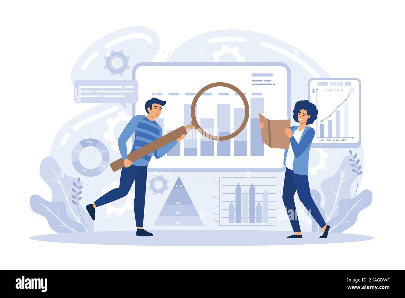 Analyze history Cut Out Stock Images & Pictures - Alamy