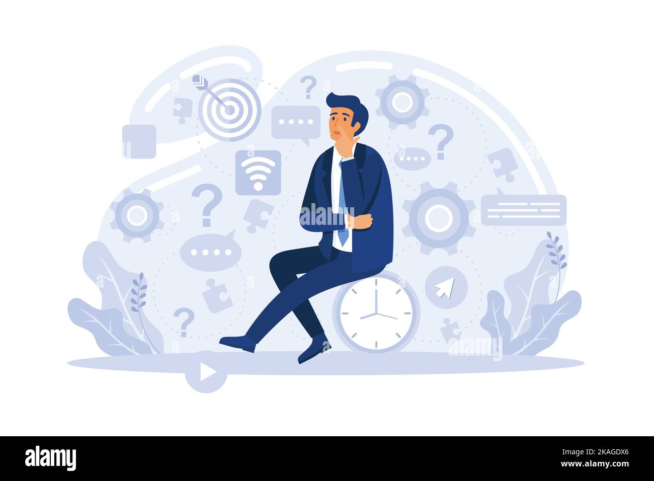 Creative thinking. People with different mental mindset types or model ...