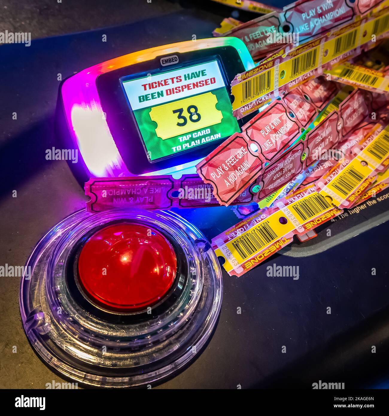 Timezone amusement park at Plaza Singapura, Singapore Stock Photo - Alamy