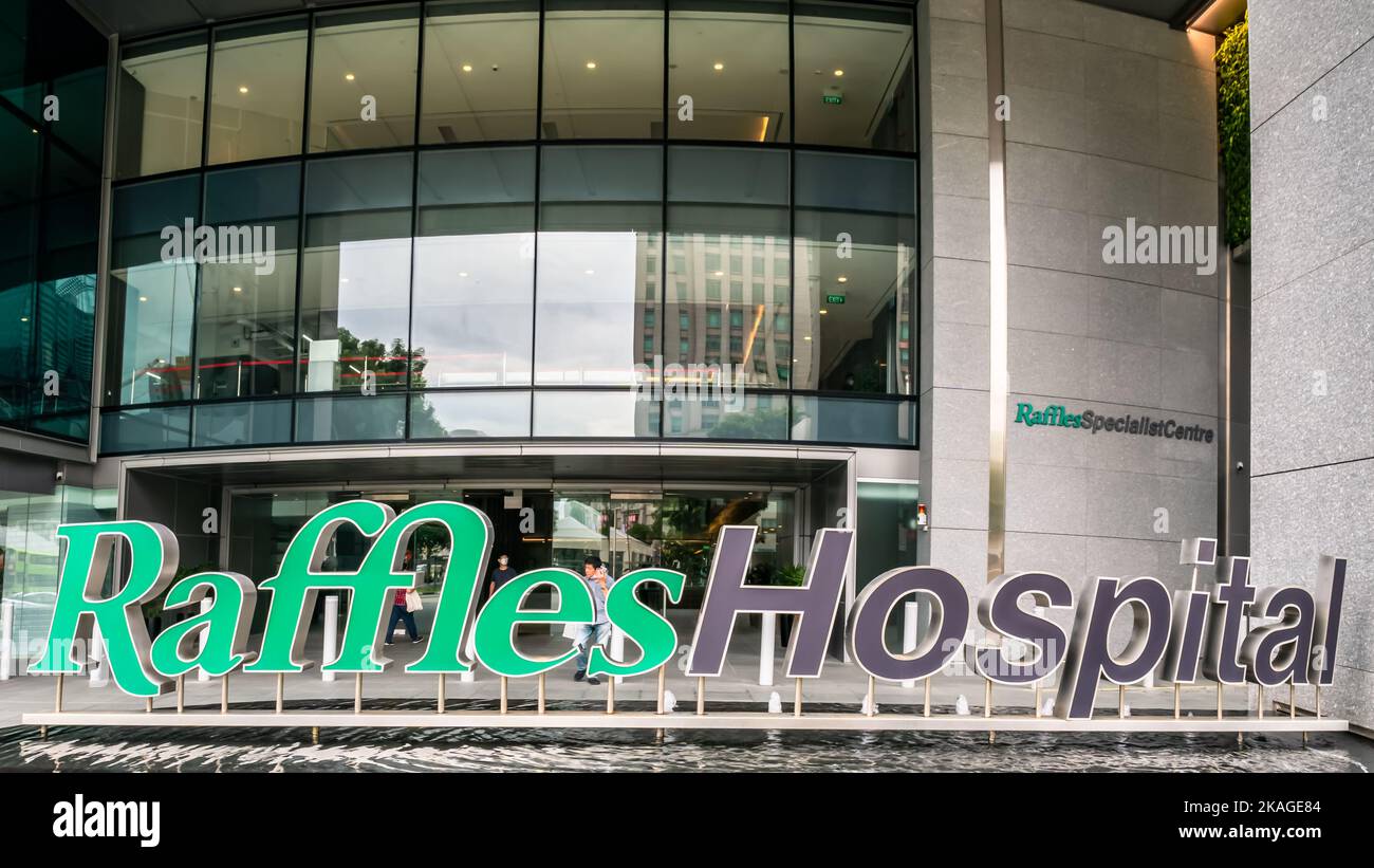 Raffles Hospital is located in the southeast of the city centre near ...