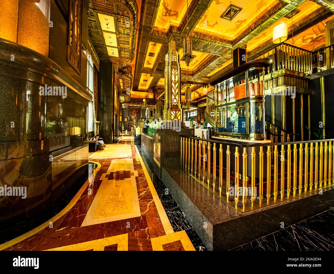 Interior view of Parkview Square. It is an office building located in ...