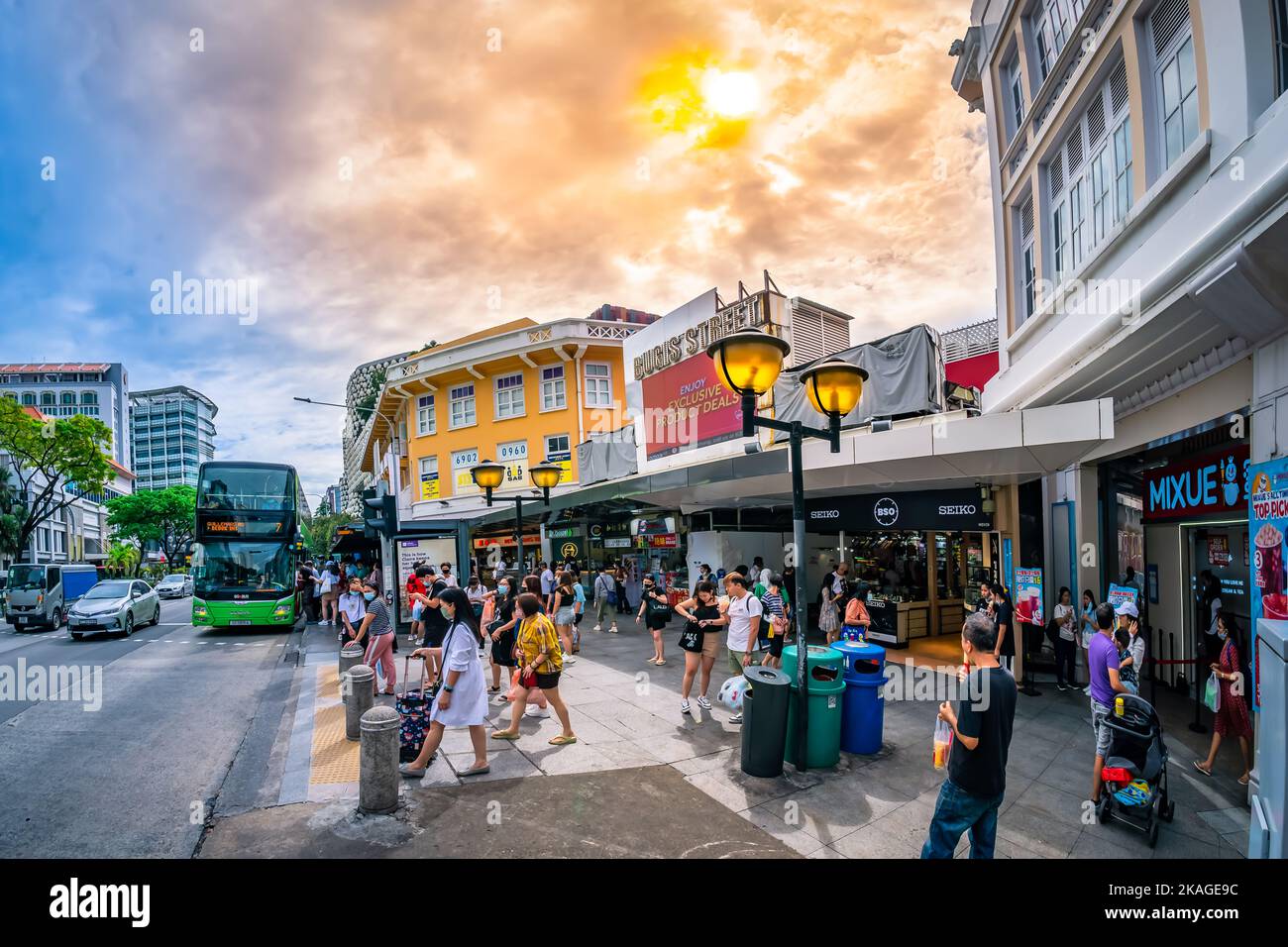 Bugis Street market is a popular tourist destination, and is close to ...