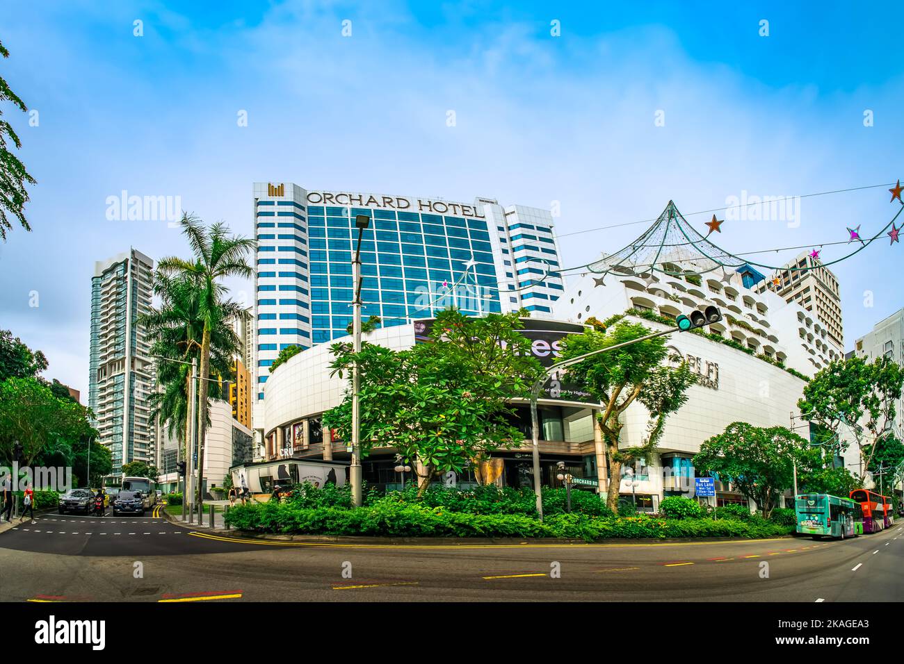 Orchard Hotel around Singapore most famous shopping and entertainment ...
