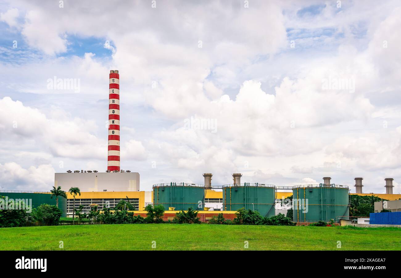View of Senoko Power Station in Senoko, Sembawang, Singapore Stock ...