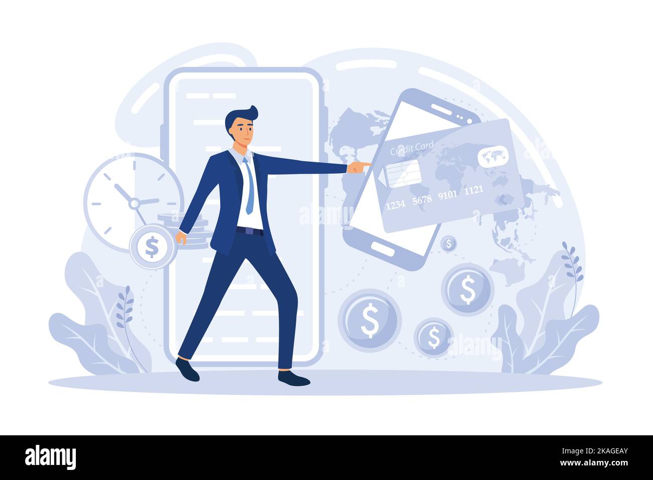 Crowdfunding abstract concept vector illustration. Crowdsourcing ...