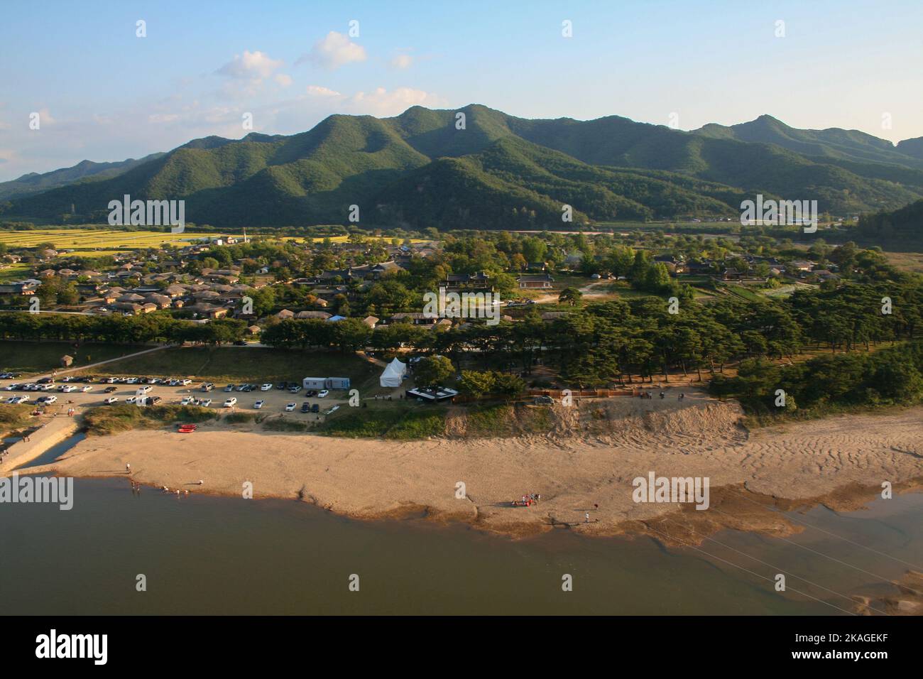 Hahoe Folk Village in Andong South Korea Stock Photo - Alamy