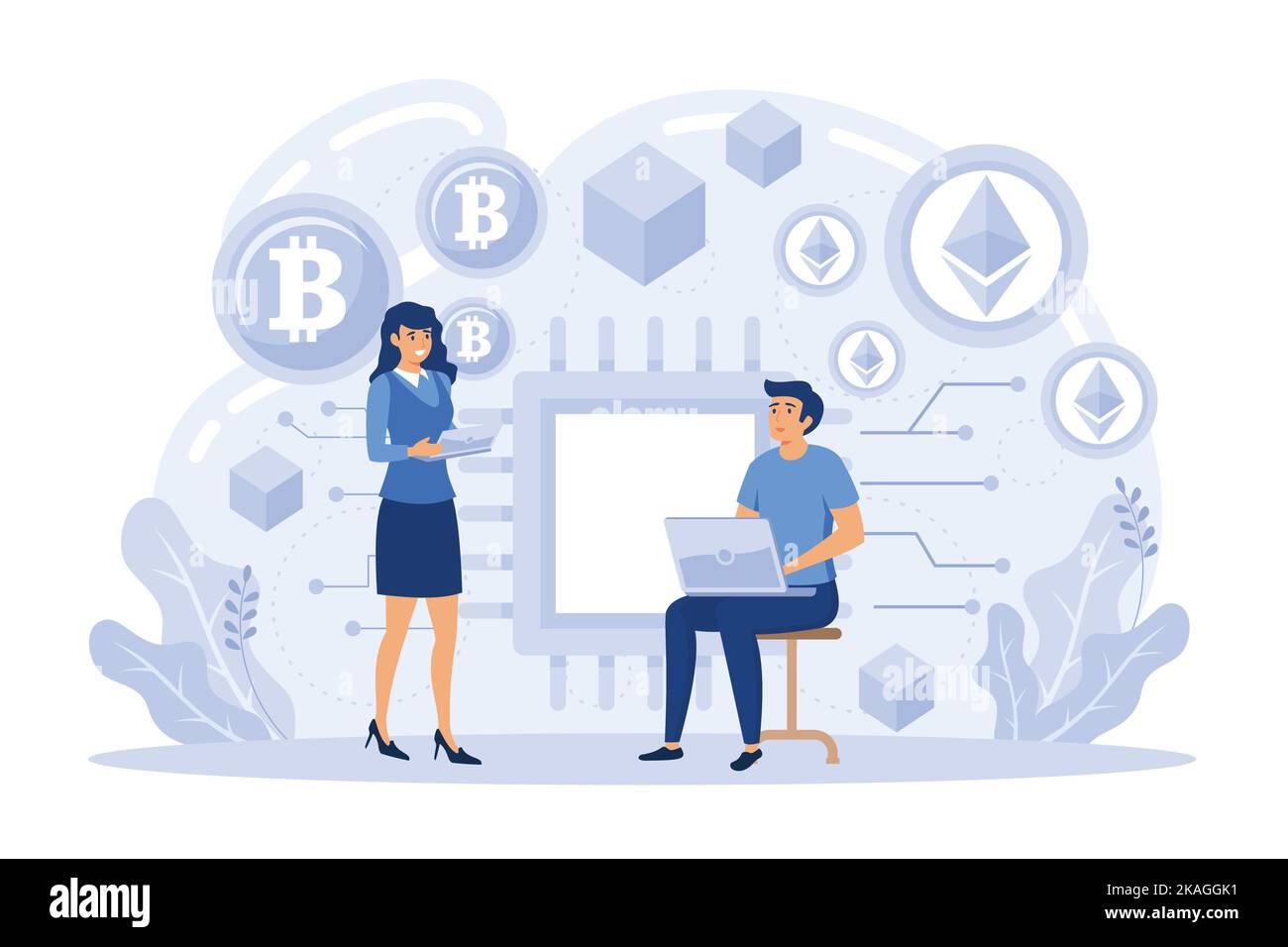 Digital currencies vector vectors hi-res stock photography and images ...