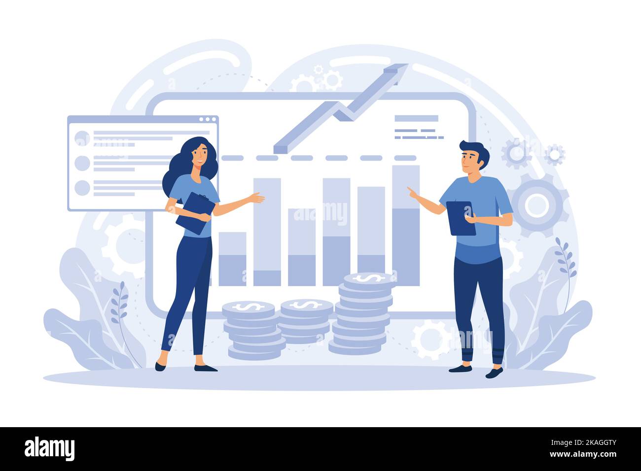 Marketing investment effectiveness chart Marketing investment, return ...