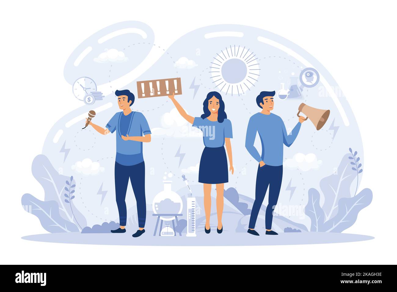 Nature biodiversity creative metaphor mother earth, climate change ...