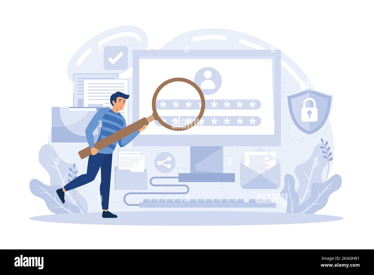 Registration Or Sign Up User Interface People Using Secure Login And