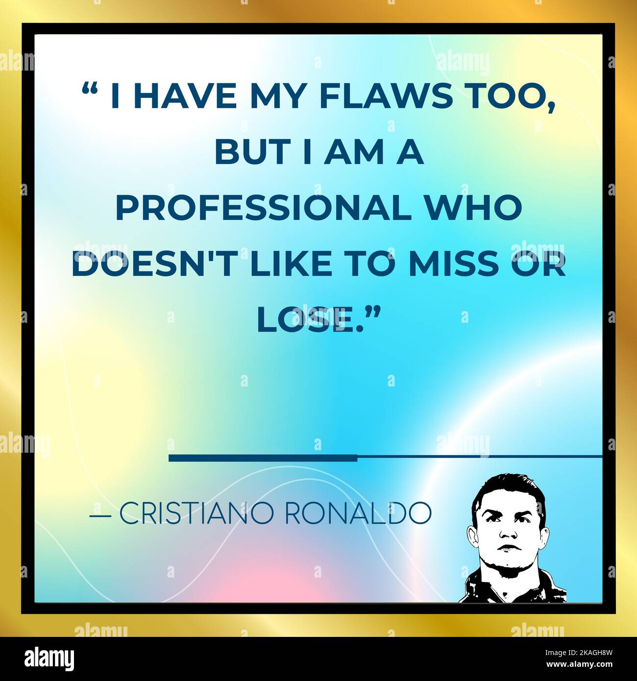 Cristiano ronaldo quotes hi-res stock photography and images - Alamy