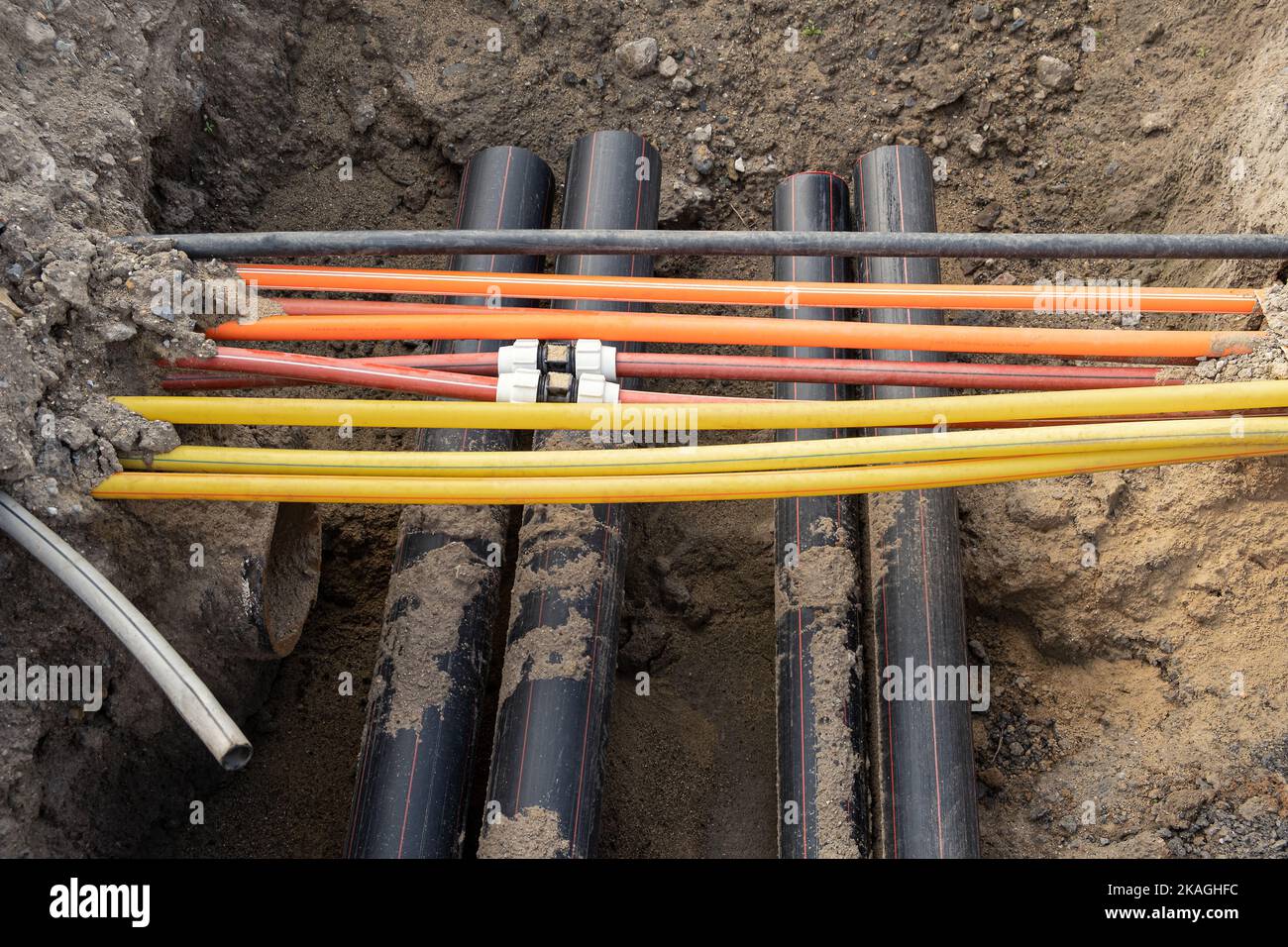 connecting underground cable infrastructure improvement installation ...