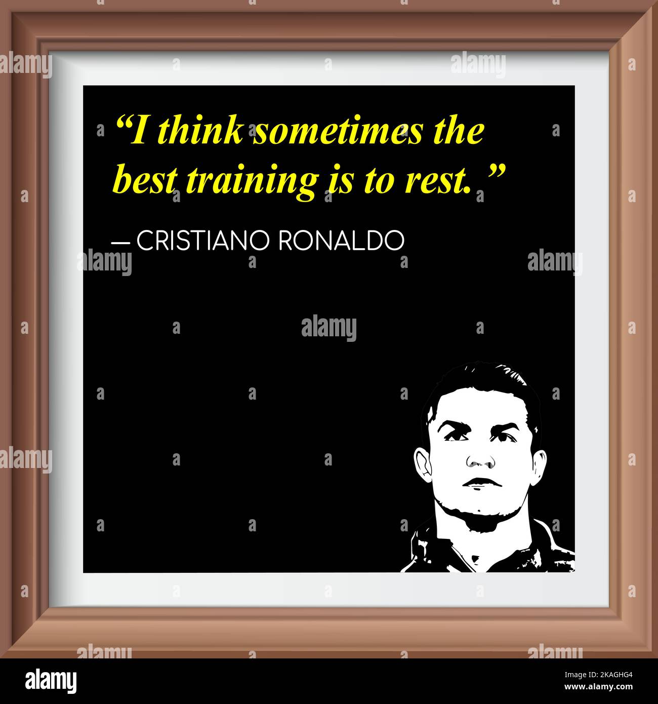 Cristiano ronaldo quotes hi-res stock photography and images - Alamy