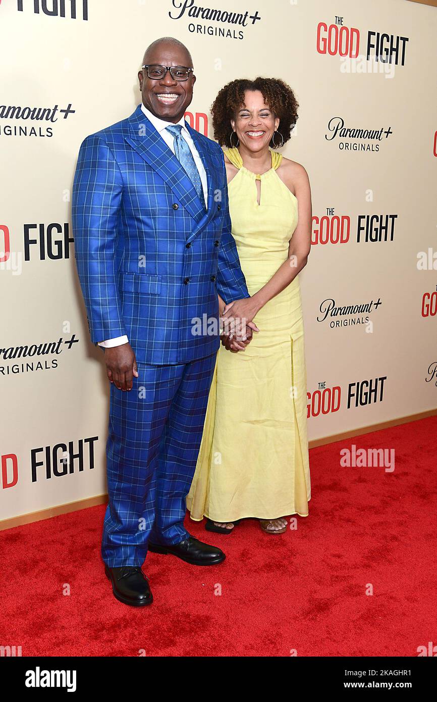 Andre Braugher and wife attend Paramount+'s "The Good Fight" Series ...