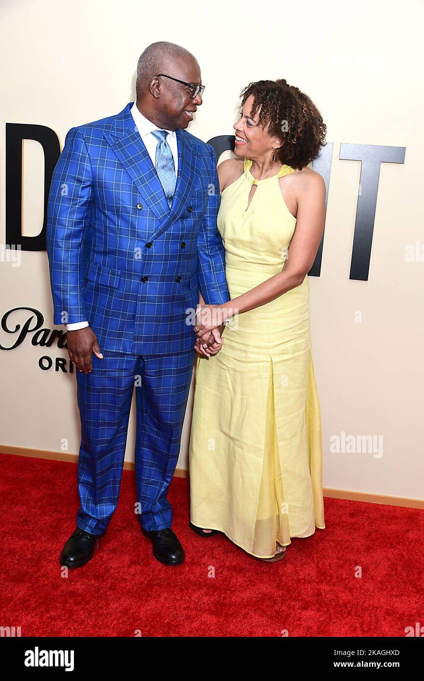 Andre Braugher and wife attend Paramount+'s "The Good Fight" Series Finale Event on November 2 ...