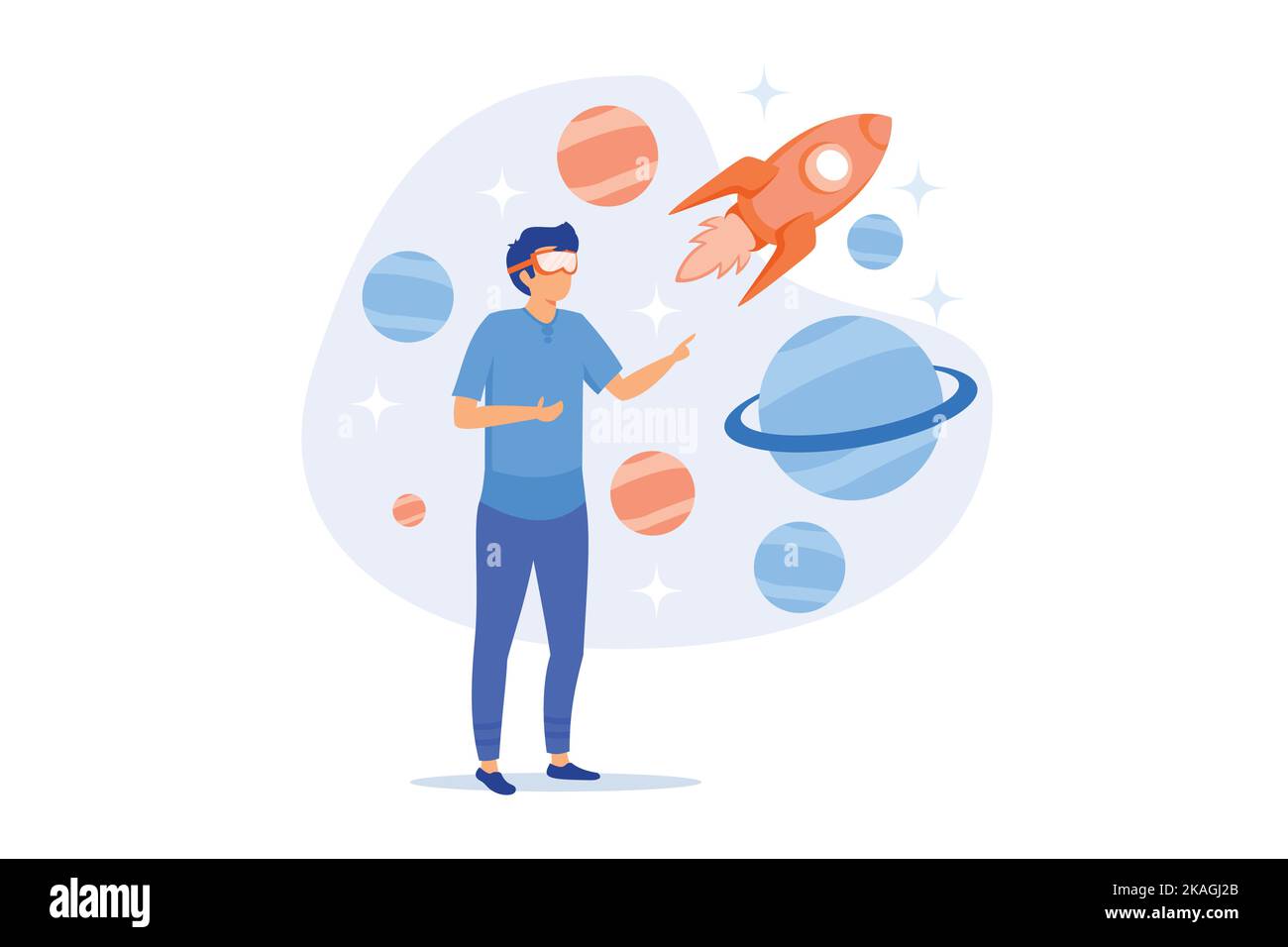 Virtual reality space exploration. Innovative education technology ...