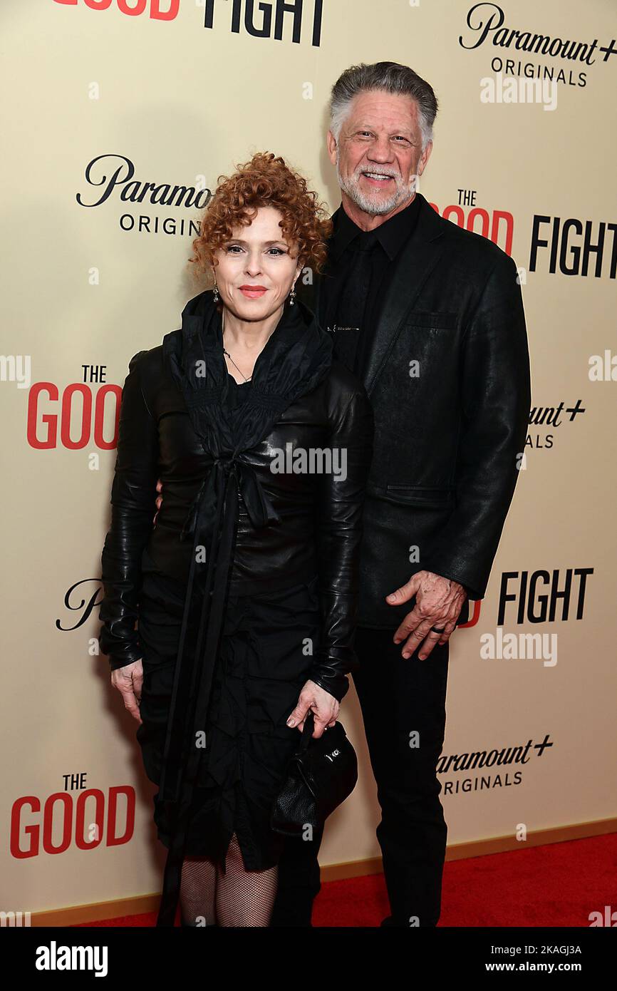 Bernadette Peters and Tom Sorce attends Paramount 's "The Good Fight ...
