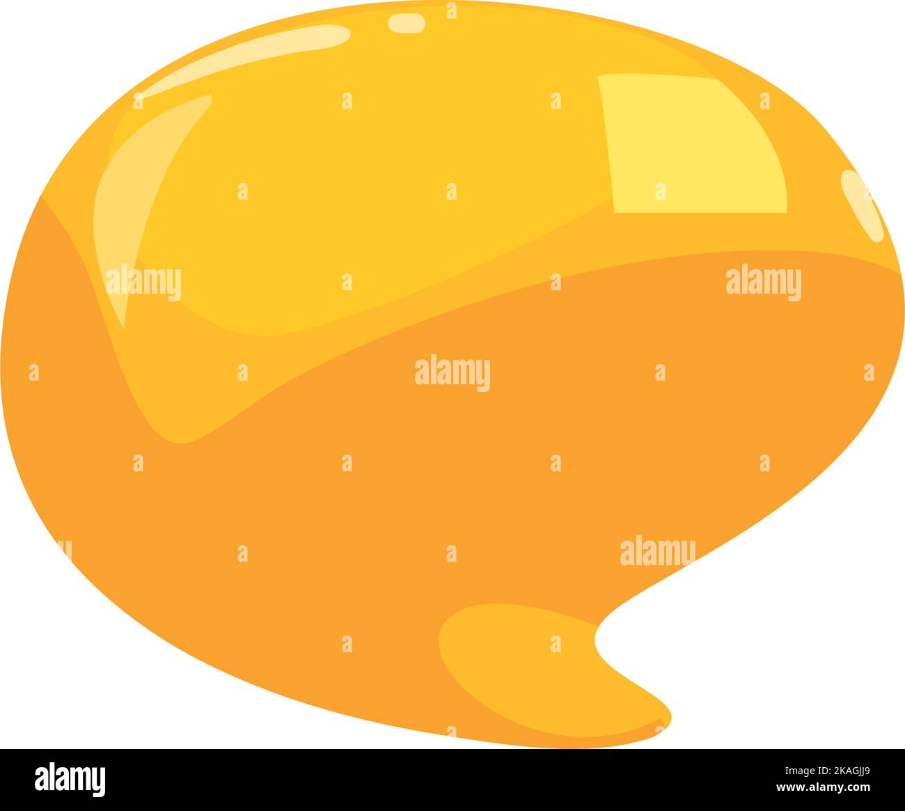 flat golden text bubble Stock Vector Image & Art - Alamy