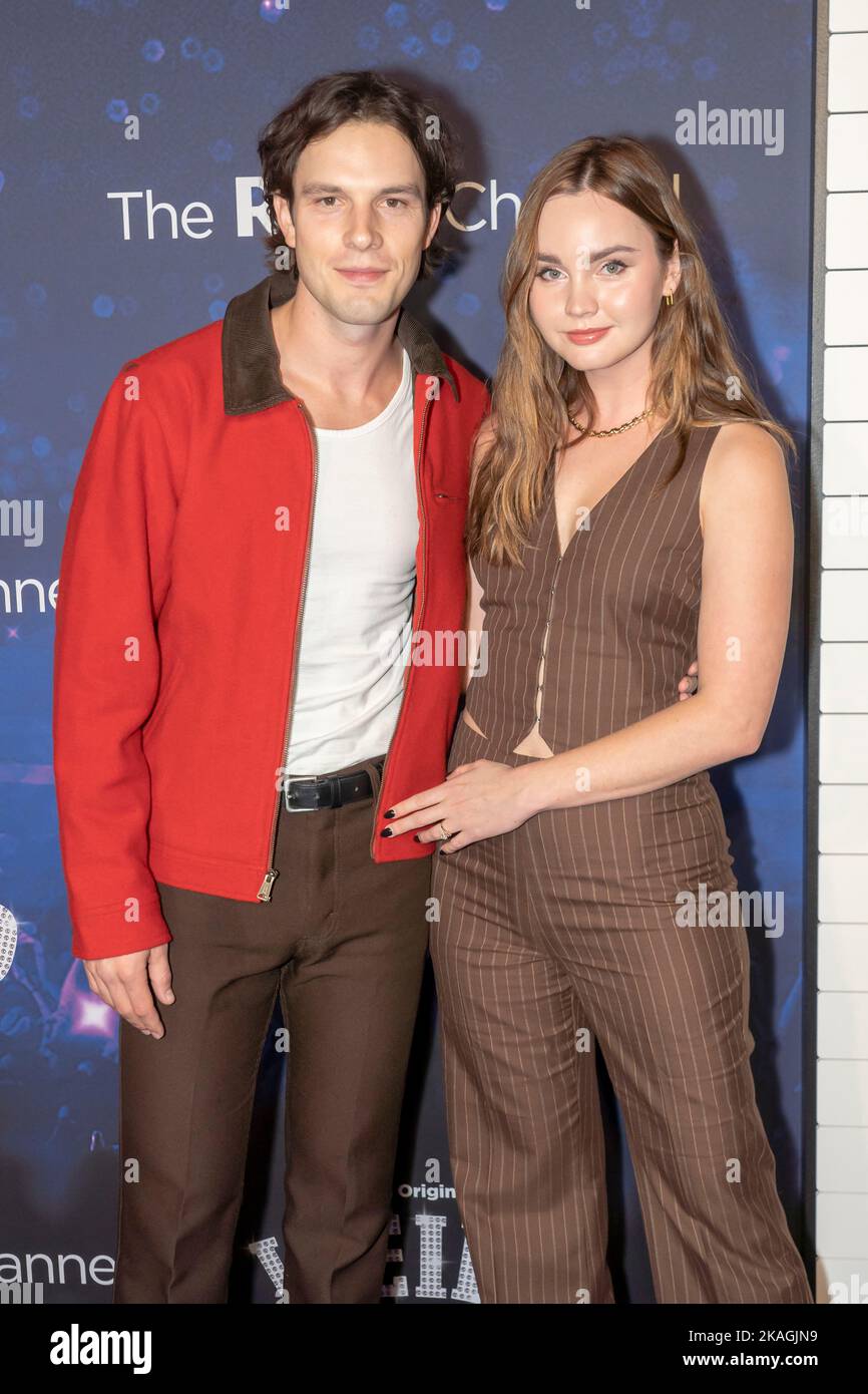 NEW YORK, NEW YORK - NOVEMBER 01: Tommy O'Brien (L) attends the "Weird: The Al Yankovic Story ...