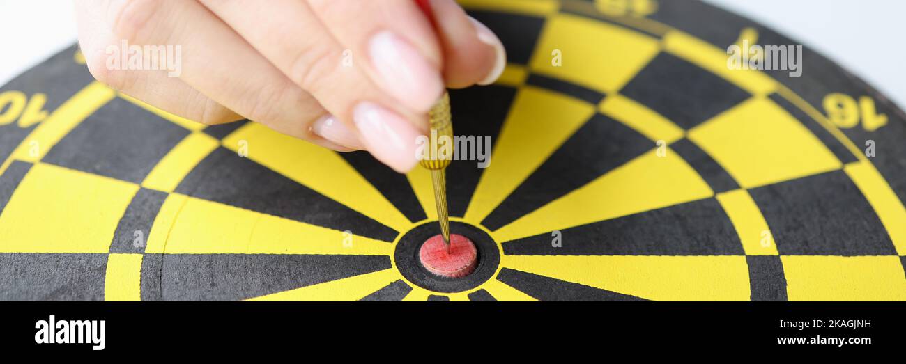 Female hand put in center hi-res stock photography and images - Alamy