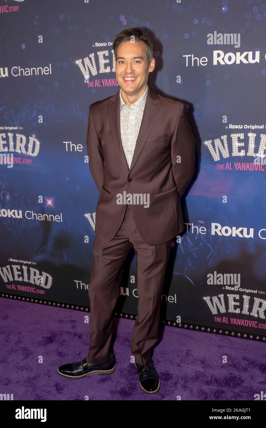 NEW YORK, NEW YORK - NOVEMBER 01: Eric Appel attends the "Weird: The Al ...