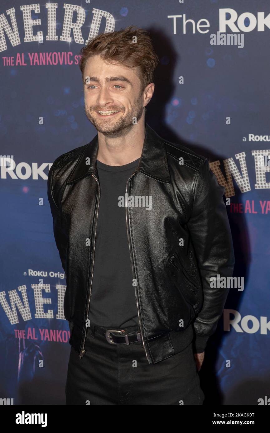 NEW YORK, NEW YORK - NOVEMBER 01: Daniel Radcliffe attends the "Weird ...