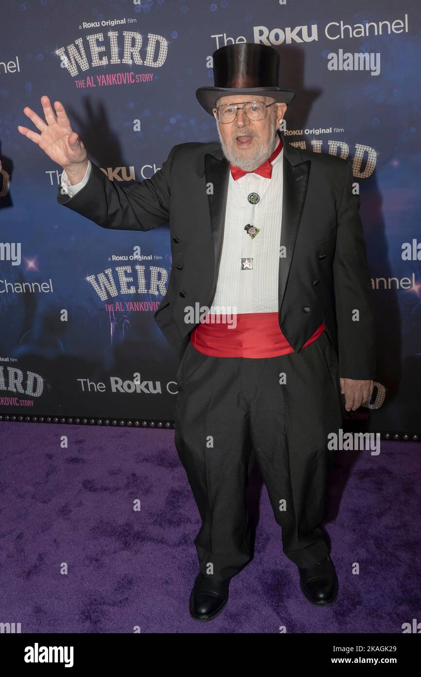 NEW YORK, NEW YORK - NOVEMBER 01: Barry Hansen aka Dr. Demento attends ...