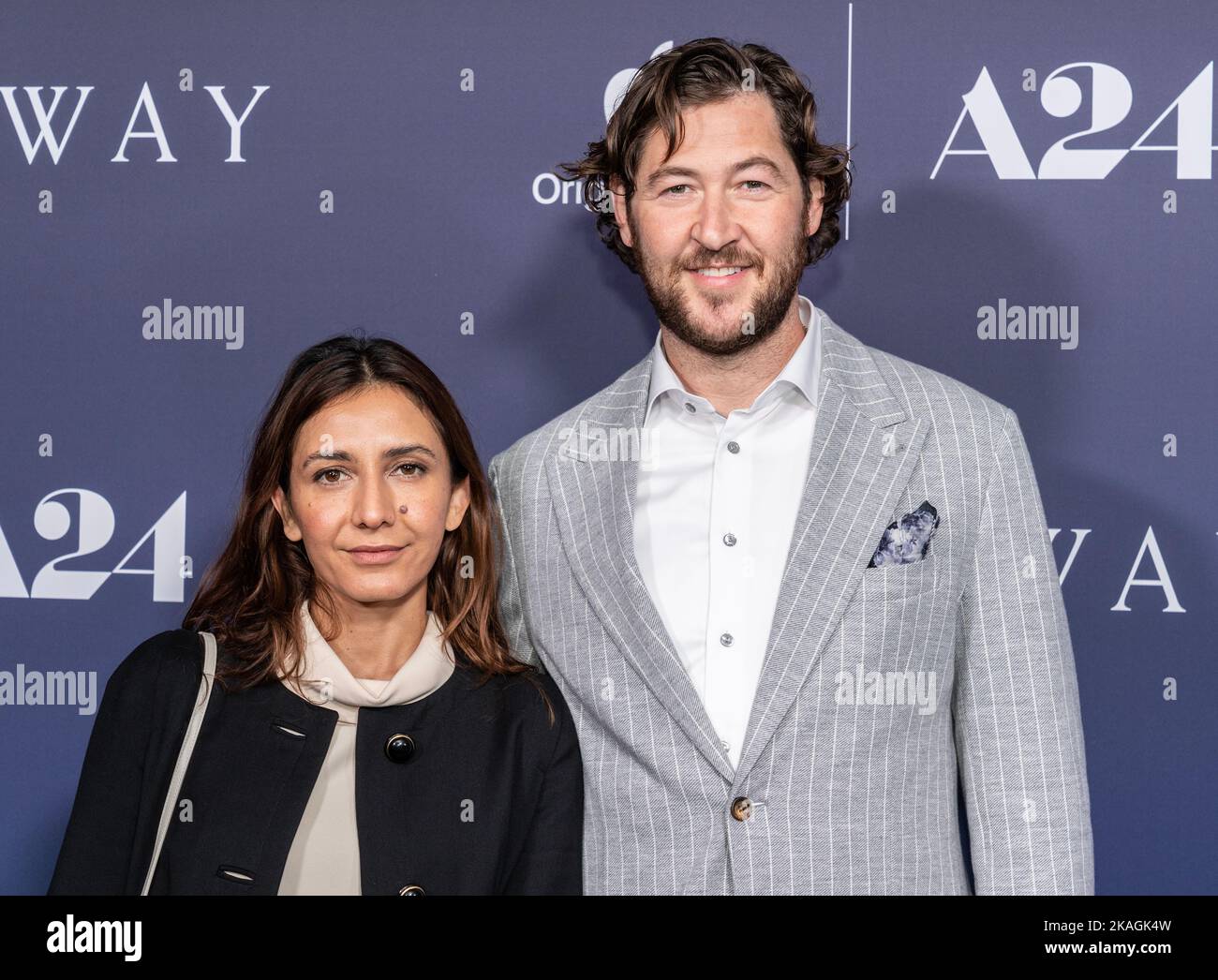 Ottessa Moshfegh and Luke Goebel attend special screening of “Causeway ...