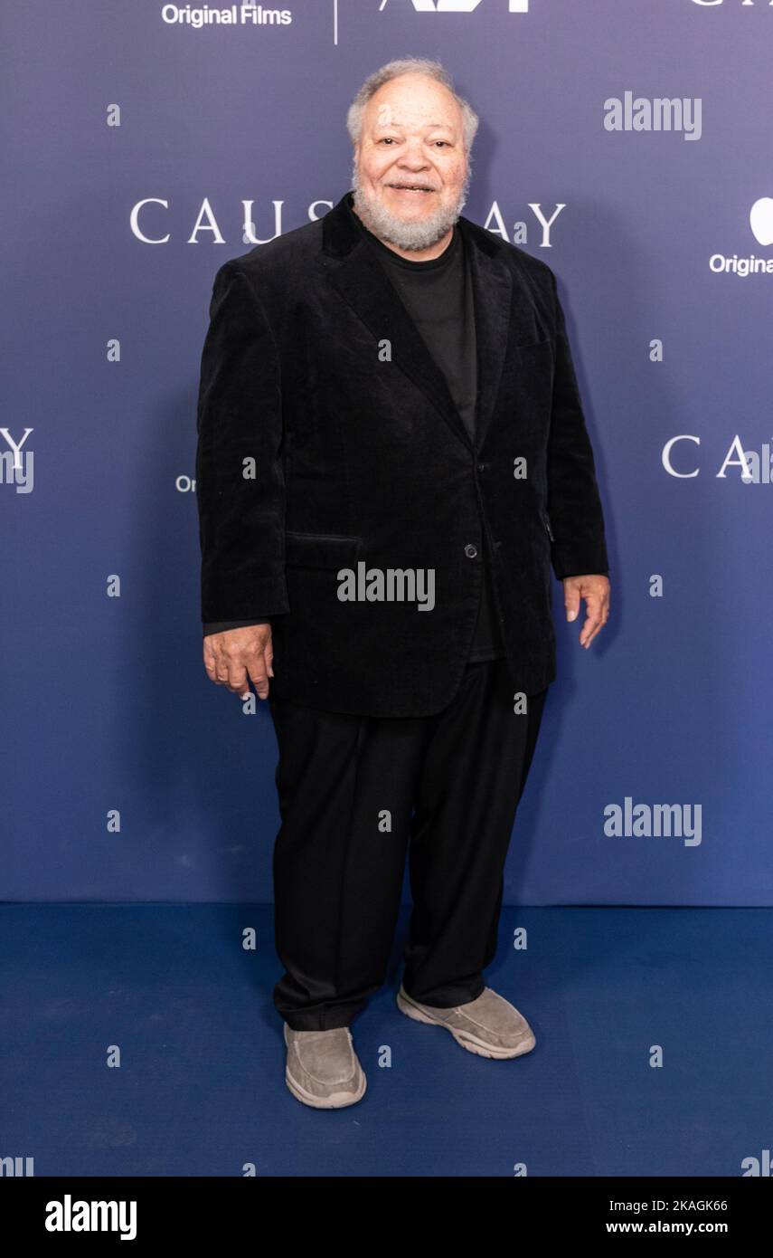Stephen McKinley attends special screening of “Causeway” by Apple ...