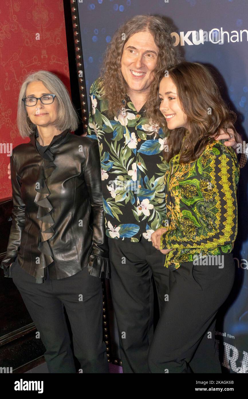 NEW YORK, NEW YORK - NOVEMBER 01: (L-R) Suzanne Yankovic, Weird Al ...